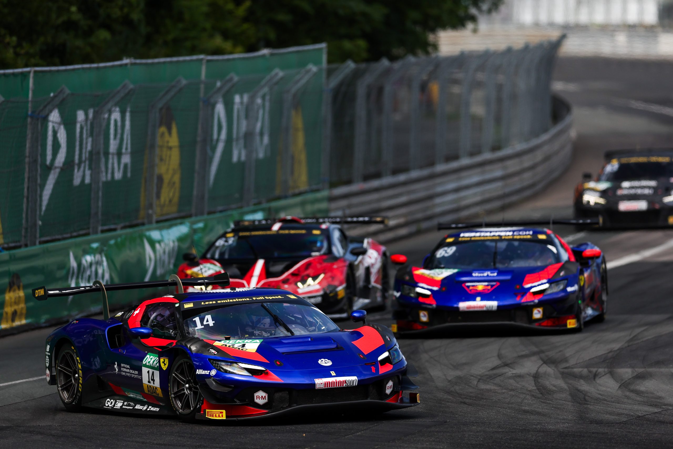 Tough conditions at the Norisring for Emil Frey Racing - Emil Frey Racing